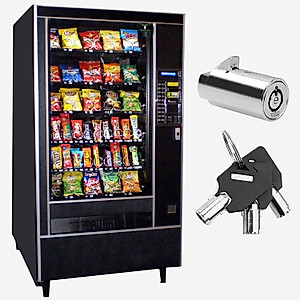 STARVAST Tubular Key Lock for Vending Machines, Zinc Alloy, Chrome, 2 Pack