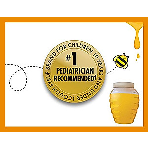 Zarbee's Naturals Children's Cough Syrup with Dark Honey, Natural Cherry Flavor, 4 Ounce Bottle