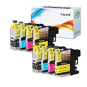 HGZ 8 Pack Compatible LC-103XL LC-103 XL LC103XL LC103 XL Ink Cartridge for Brother MFC J870DW J450DW J470DW J650DW J4410DW J4510DW J4710DW Printe (2BK+2C+2M+2Y)