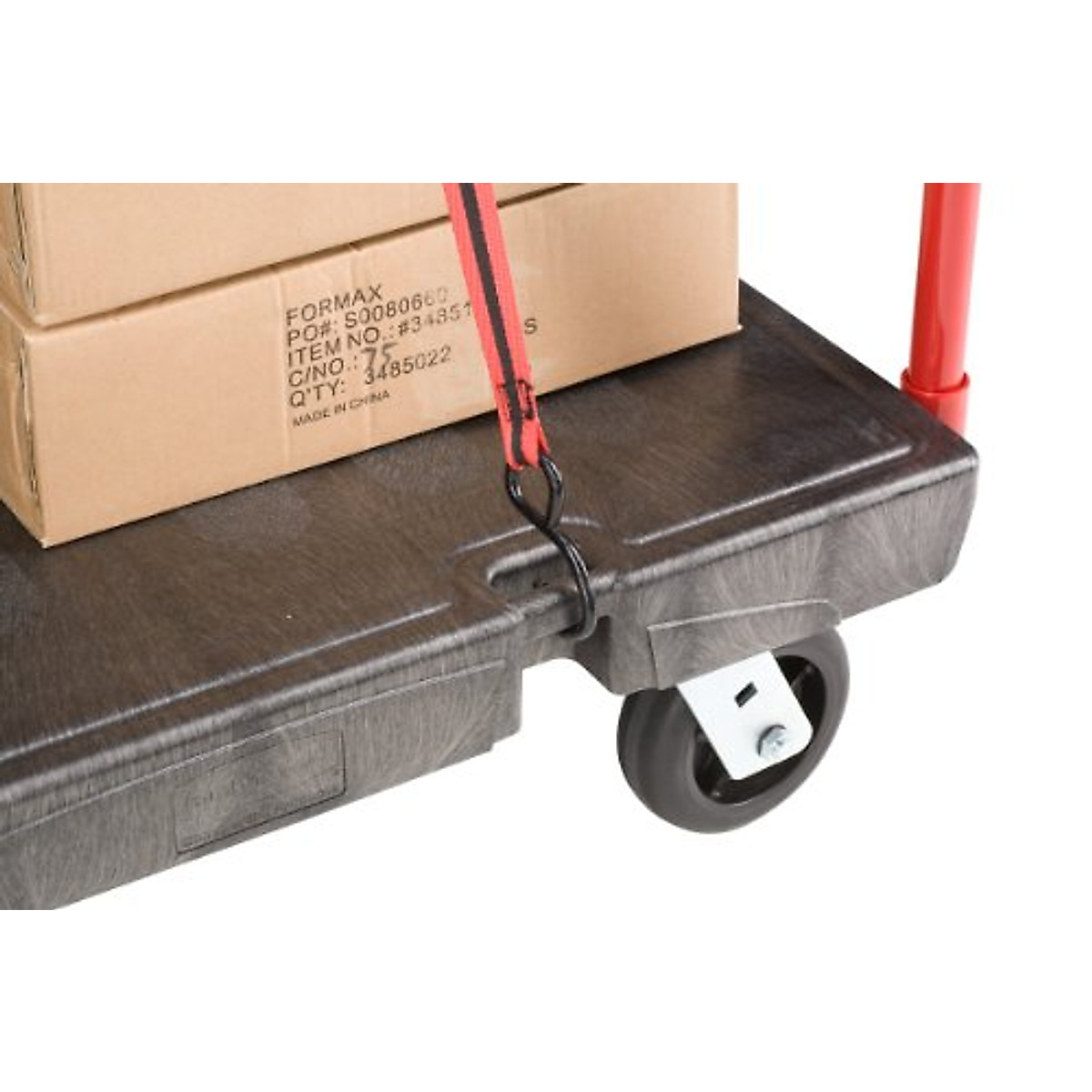 Rubbermaid Commercial Products Heavy Duty Platform Truck, 6" TPR Casters, 1000 lb. Capacity, Black, for Warehouse/Garage/Cleaning/Manufacturing