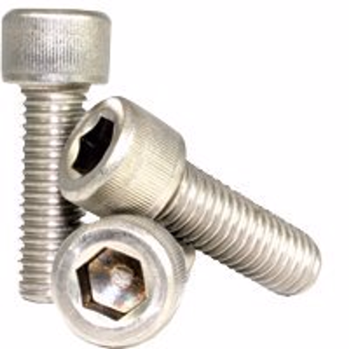 Hex Screw - Allen Screw - Socket Head Cap Screw - Stainless Steel (18-8) - #2-56 x 1/2" (Quantity: 100), Drive: Hex Socket, Head: Cylindrical