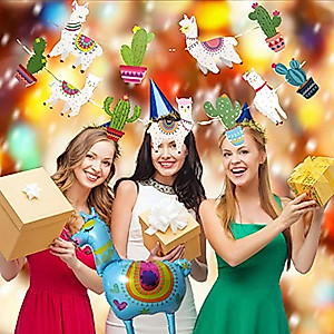 Cute Alpaca/ Llama Boho Fiesta Llama Party Birthday Banner ,Succulent Plants Indoor Cactus Llama Decor for Kids ,Boys,Girls ,Birthday ,Baby Shower ,Mexican Fiesta ,Cinco De Mayo Party,Taco Twosday Party Decorations