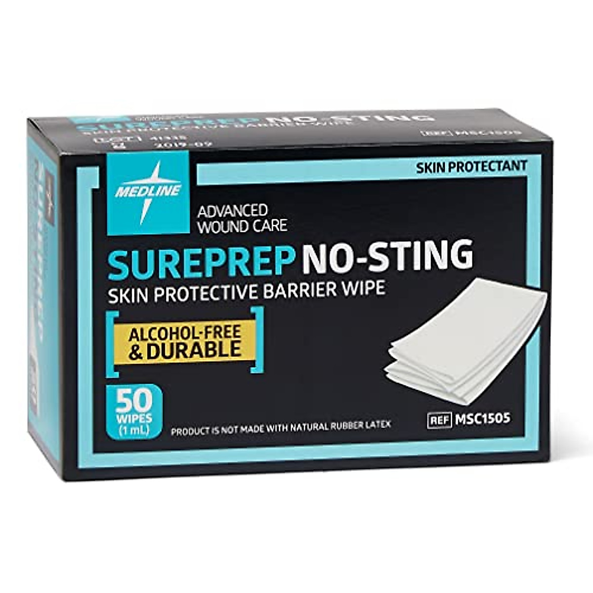 Medline Sureprep No-Sting Skin Protectant, 1 mm (Pack of 50)