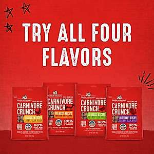 Stella & Chewy's Freeze-Dried Raw Carnivore Crunch Cage-Free Chicken Recipe Dog Treats – 3.25 oz. Bag