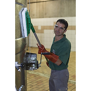 Vikan, Green Pad Holder,Floor,9" x 3.7",PP/SS, 5500