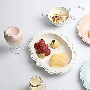 kaiwern Plastic Goblet Cup, Baby Sippy Cup Wine Glass, Beverage Mug Milk Bottle with Lid for Kids on Birthday Party or Celebration (Pink)