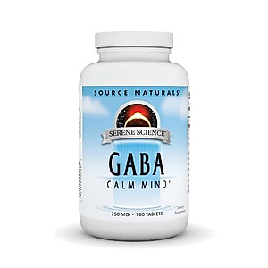 Source Naturals Serene Science GABA, for a Calm Mind* - 750mg, 90 Tablets