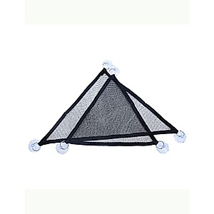 2 Pack（Small） Bearded Dragon Lizards Hammock Triangle Shape with Strong Suction Cup Reptile Hammock Decor Accessories Suitable for Large & Small Geckos, Chameleon or Lizards