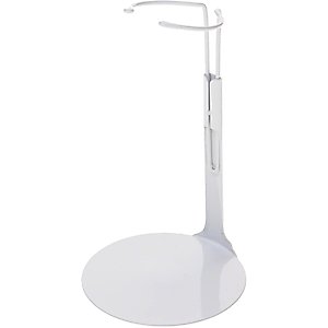 Kaiser Doll Stand 2001 - White Doll Stand for 6 1/2" to 10" Dolls and Action Figures (Best for 8" dolls)