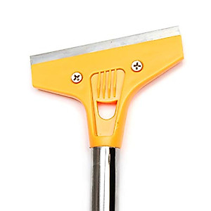 LUXXII 11 inch Long-handle Floor Wall Scraper Cleaner with 4 Inch Blade for Wallpaper and Floor Tile Adhesive Paint Removal