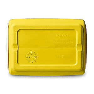 Igloo Retro Little Playmate: Yellow 7 qt Cooler