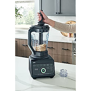 Braun JB9041BK TriForce Power Blender with Smoothie2Go, Black