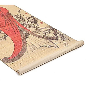 4 Pack Hanging Chinese Painting Wall Scroll for Chinese Room Decor (10 x 26 In)