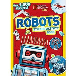 National Geographic Kids Robots Sticker Activity Book