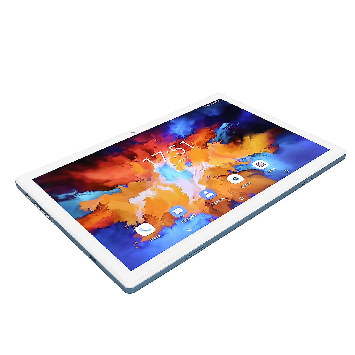 Yunseity Tablet PC, 10.1 Inch IPS Touchscreen 2.4 5G WiFi Calling Tablet, MT6755 8 Core CPU Gaming Tablet with 8GB RAM 128GB ROM, 8MP 20MP Cameras, 8800Mah Battery, Smooth Display (White)