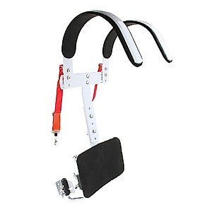 Snare Drum Carrier Bass Drum Shoulder Strap Harness Percussion Instrument Belt, White