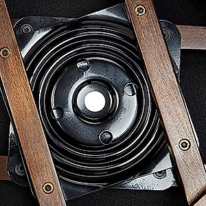 Ball & Cast Swivel Counter Height Barstool 24 Inch Seat Height Cappuccino Set of 2