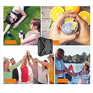 MYXL Original 2 in 1 Beer Can Opener Manual Smooth Edge ,Universal Soda Can Openers Remover That Cuts Open the Top,Compact Portable Kitchen Bar Tool,Handheld Safety Small Can Opener. (green)