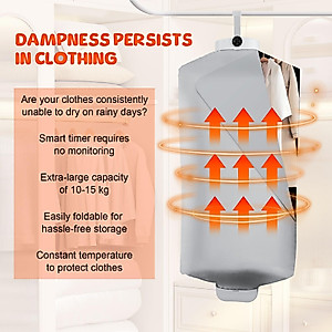 Portable Clothes Dryer,Mini Laundry Dryers with Timer Function,Compact Dryer Machine for Apartments,Dorms,Travel,RV, For Light Clothes, Underwear, Baby ClothesLight Clothes, Underwear, Baby Clothes