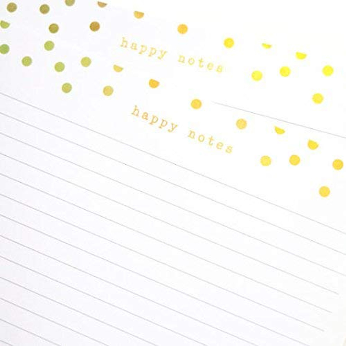 me & my BIG ideas Note Paper Sheets - The Happy Planner Scrapbooking Supplies - 24 Sheets of Pre-Punched Paper, Double-Sided Paper with Gold Foil - Make Lists, Take Notes, Doodle - Big Size