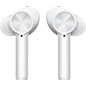 OnePlus Buds Z - True Wireless in-Ear Earbuds with Charging Case, White – Fast Charging, Deep Bass, Comfortable and Lightweight, IP55,Glossy White