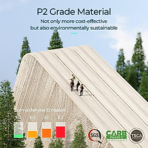 LINSY HOME 6 Drawer Dresser for Bedroom, Modern Double Dresser Organizer, Black Wood Dresser Chest of Drawers for Living Room,Entryway and Hallway, Wash White