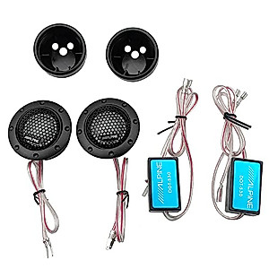 LYHLYA Car High Fidelity Stereo Speaker Tweeter - Car Modified Car Audio Silk Dome Tweeters