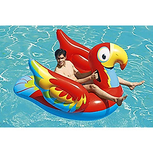 Bestway 41127 Peppy Parrot Ride-On Pool Inflatable, Red