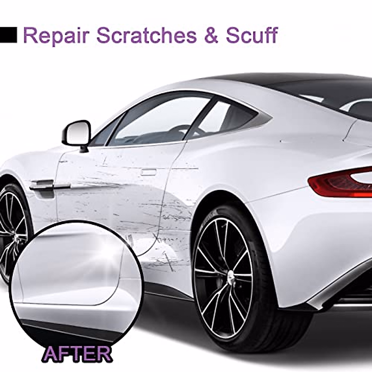 3 in 1 High Protection Quick Car Coating Spray, Extreme Slick Streak-Free Polymer Quick Detail Spray, Plastic Parts Refurbish Agent, Quick Coat Car Wax Polish Spray for Cars, Easy to Use (100ml, 3)