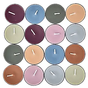 Sungmor 16 Pack Tea Lights Scented Candles, Small Premium Scented Tea Warmer Candles, Aromatherapy Relaxing Mini Tealight Candles for Beauty Salon Home Office, 100% Natural Soy Wax No Lead Smokeless