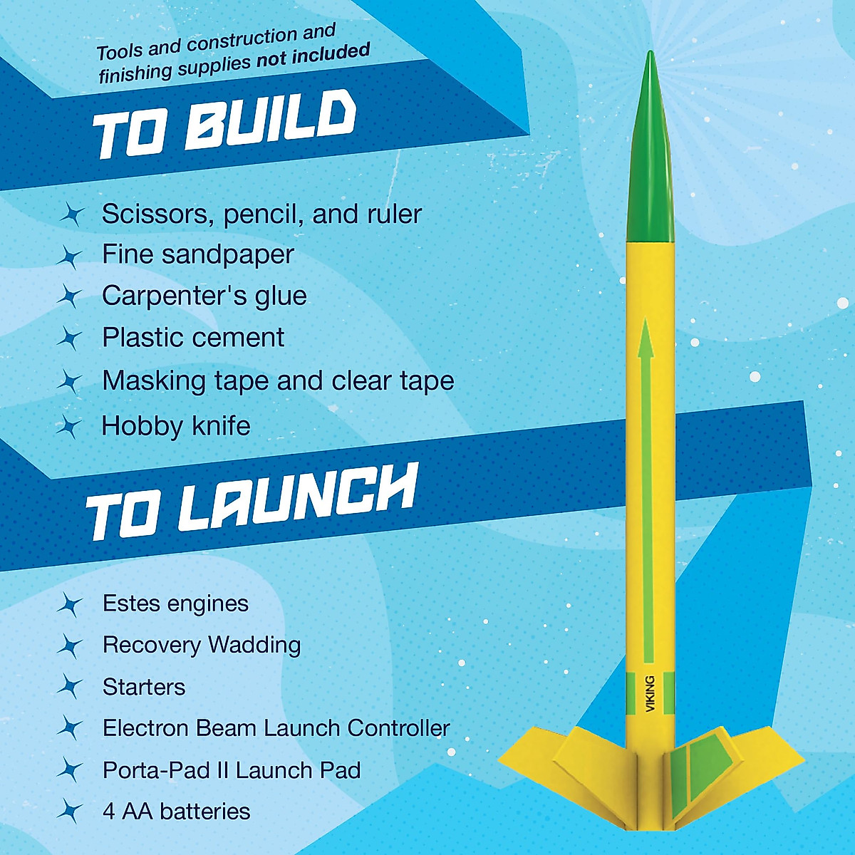 Estes Viking Rocket Bulk Pack (Pack of 12) - 47776017559