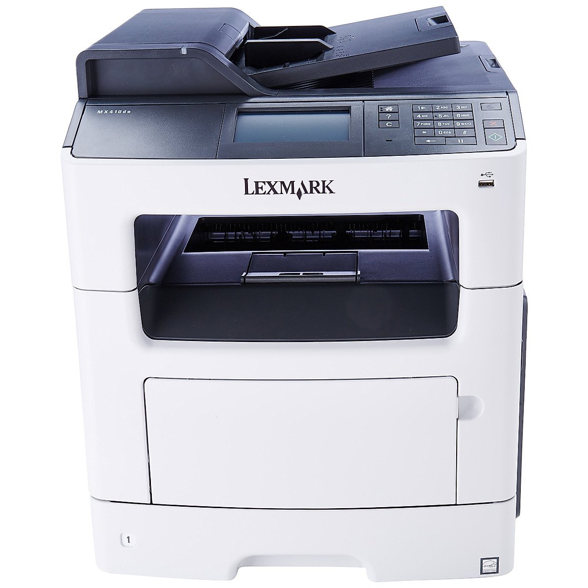 Lexmark MX410de Monochrome All-In One Laser Printer, Scan, Copy, Network Ready, Duplex Printing and Professional Features