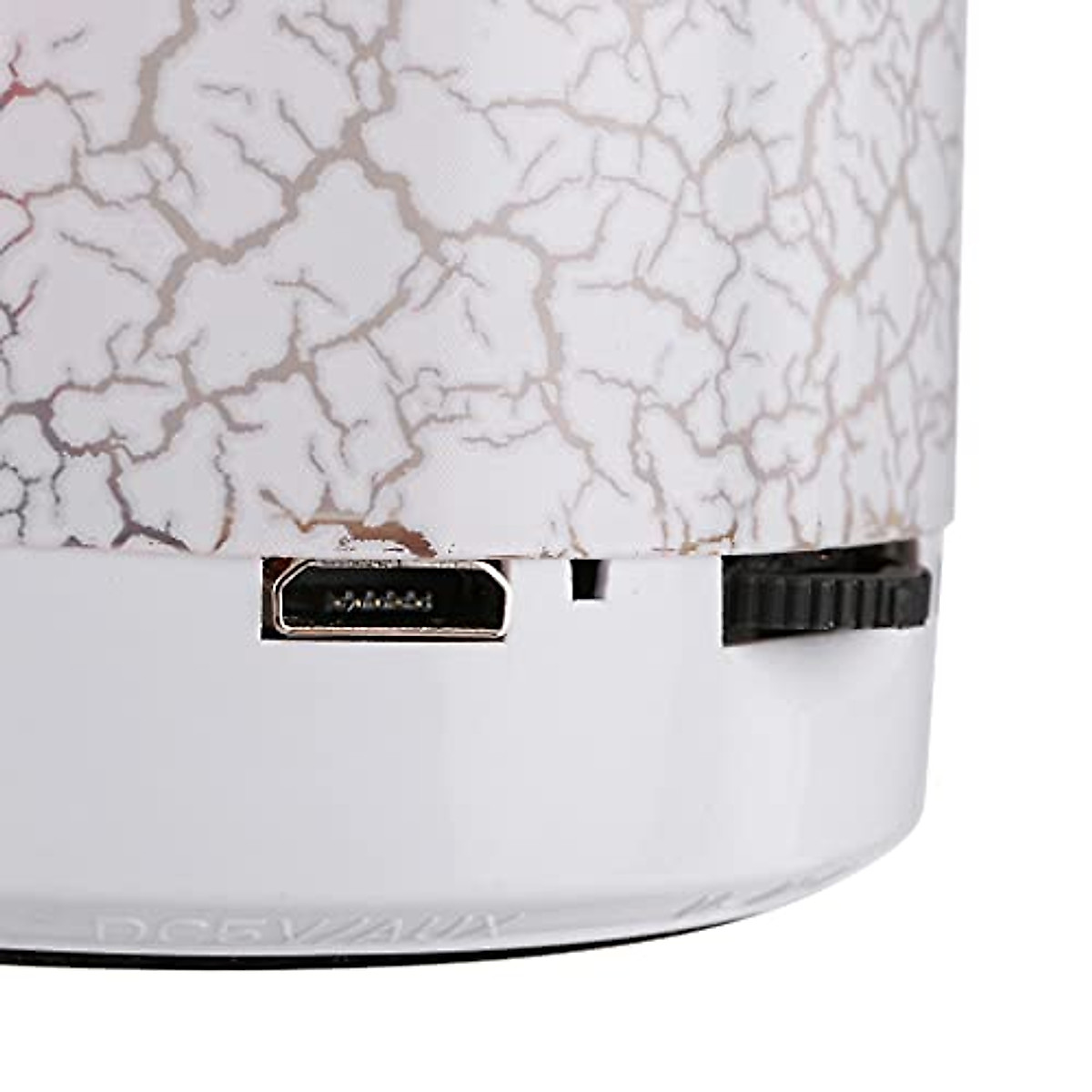 Act of Treason Mini Wireless Bluetooth Waterproof Speaker SD Card Portable Stereo LED Light For Smartphone Stereo Music Surround Bass Box,white