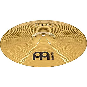 Meinl Percussion HCS 14" Crash Cymbal for Drum Set — Made in Germany — Traditional Medium Brass, 2-Year Warranty, (HCS14C)