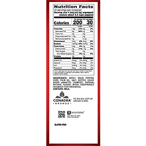 Orville Redenbachers Gourmet Popcorn Movie Theater Butter 12 Ct. Mini (Pack of 2)