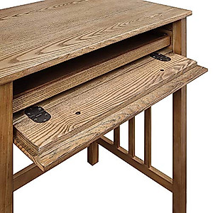 Convenience Concepts Designs2Go Mission Desk with Keyboard Drawer, Driftwood