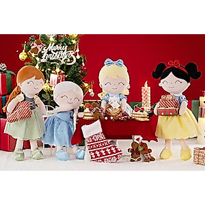 Gloveleya Dolls Princess Girls Toy First Baby Girl Gifts Soft Plush Manor Princess Doll Anne Green 16"