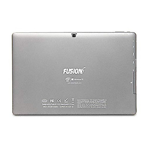 Fusion5 10" Windows 11 Pro FWIN232 Plus S1 Ultra Slim Windows Tablet PC - (4GB RAM, USB 3.0, Micro HDMI, Intel Quad-Core CPU, IPS HD Display, 5MP and 2MP Cameras, Bluetooth 4.0, Windows 11) (64GB)