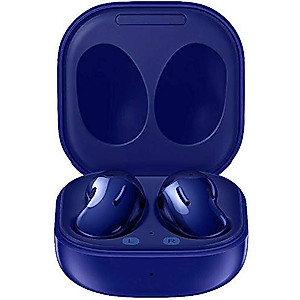 Samsung Galaxy Buds Live (ANC) Active Noise Cancelling TWS Open Type Wireless Bluetooth 5.0 Earbuds for iOS & Android, International Model - SM-R180 (Mystic Blue - Limited Edition) (Renewed)