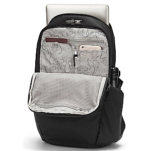 PacSafe Vibe 25 Anti Theft Travel Pack Jet Black Casual Daypack, Jet Black