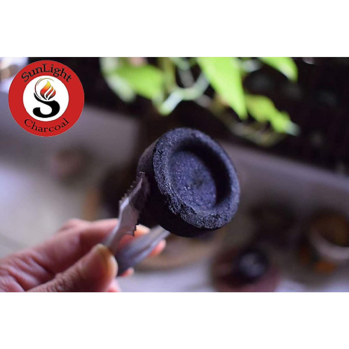 Charcoal Tablets for Incense – Quick Light Coal Tablets – Charcoal Disks – 33 mm Coal Rolls – Pack of 10 Coal Briquettes – Slow Burn - Instant Lighting (Roll of Charcoal Discs)