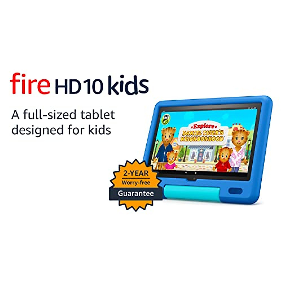 Amazon Fire HD 10 Kids tablet, 10.1", 1080p Full HD, ages 3–7, 32 GB, Sky Blue