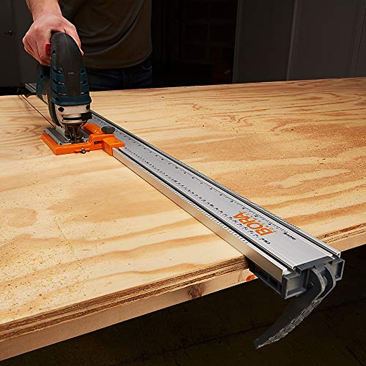 Bora Jigsaw Guide For WTX or NGX Clamp Edge. Use for making Straight Cuts & As A Steady Guide for your Jigsaw -542009