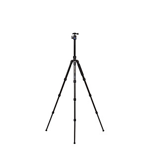 Benro FVY28AIH1 Velocity AL Series 2 Tripod Kit, 4 Section, Twist Lock, IH1 Head (Black)