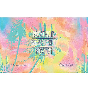 Tervis Triple Walled Margaritaville Breathe In And Out Insulated Tumbler Cup Keeps Drinks Cold & Hot, 20oz, Stainless Steel