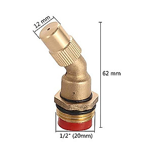 MANHONG Irrigation Dripper Adjustable 1/2" Male Thread High Atomizing Nozzle Garden Farm Agriculture Construction Irrigating Cooling Dust Removal Sprayer