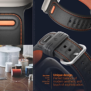 Caseology Athlex Band for Apple Watch Band Ultra 2, Ultra, Watch Series 10/9/8/7/6/5/4/3/2/1/SE Series 49mm 46mm 45mm 44mm 42mm - Active Orange