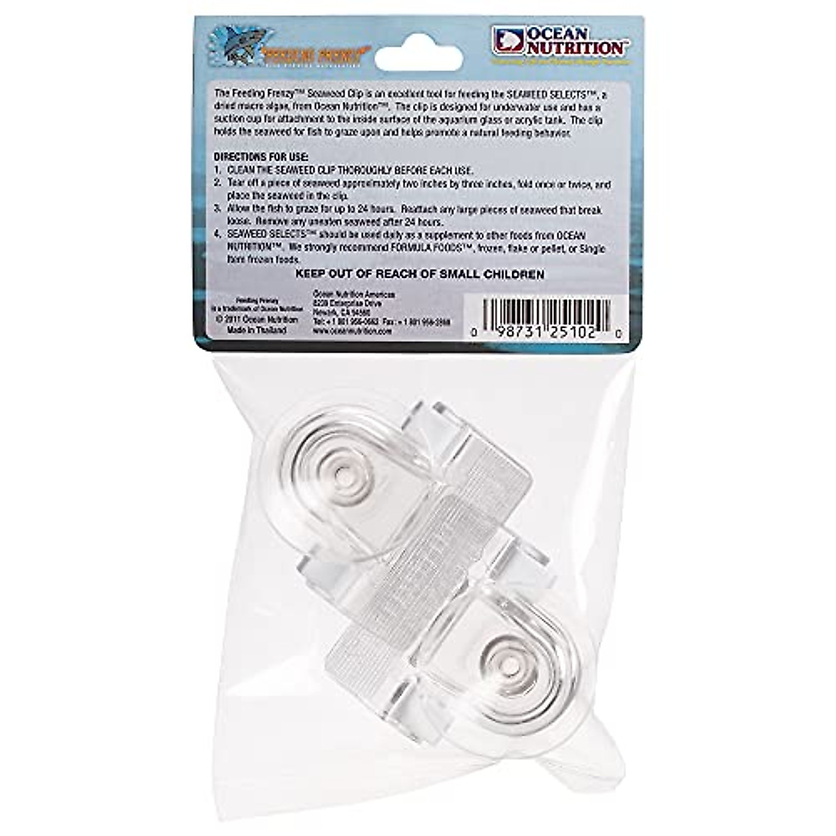 Ocean Nutrition Feeding Frenzy Seaweed Clips 2-Pack