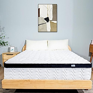 MOLBIUS Full Size Mattress | 10 Inch Hybrid Mattresses Full in a Box | Medium Firm Memory Foam and Individual Pocket Springs | Fiberglass Free Bed Matress | Breathable | CertiPUR-US