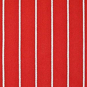 DII Professional and Commercial Grade, Chef Stripe Kitchen, Apron, Tango Red